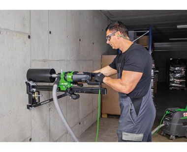 Dry core drill store