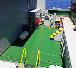 Marine Deck Coating Removal With The TFP 200 Deck Crawler/Scarifier ...